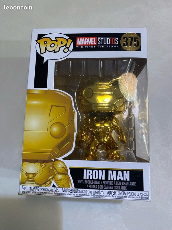 Figurine POP MARVEL N’375 IRON MAN Neuve - Collection