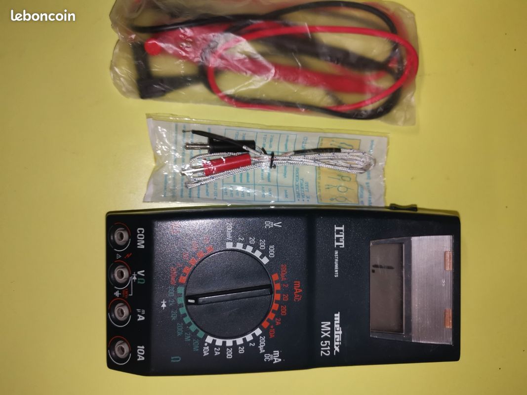 Multimetre ITT Métrix MX 512 - Bricolage