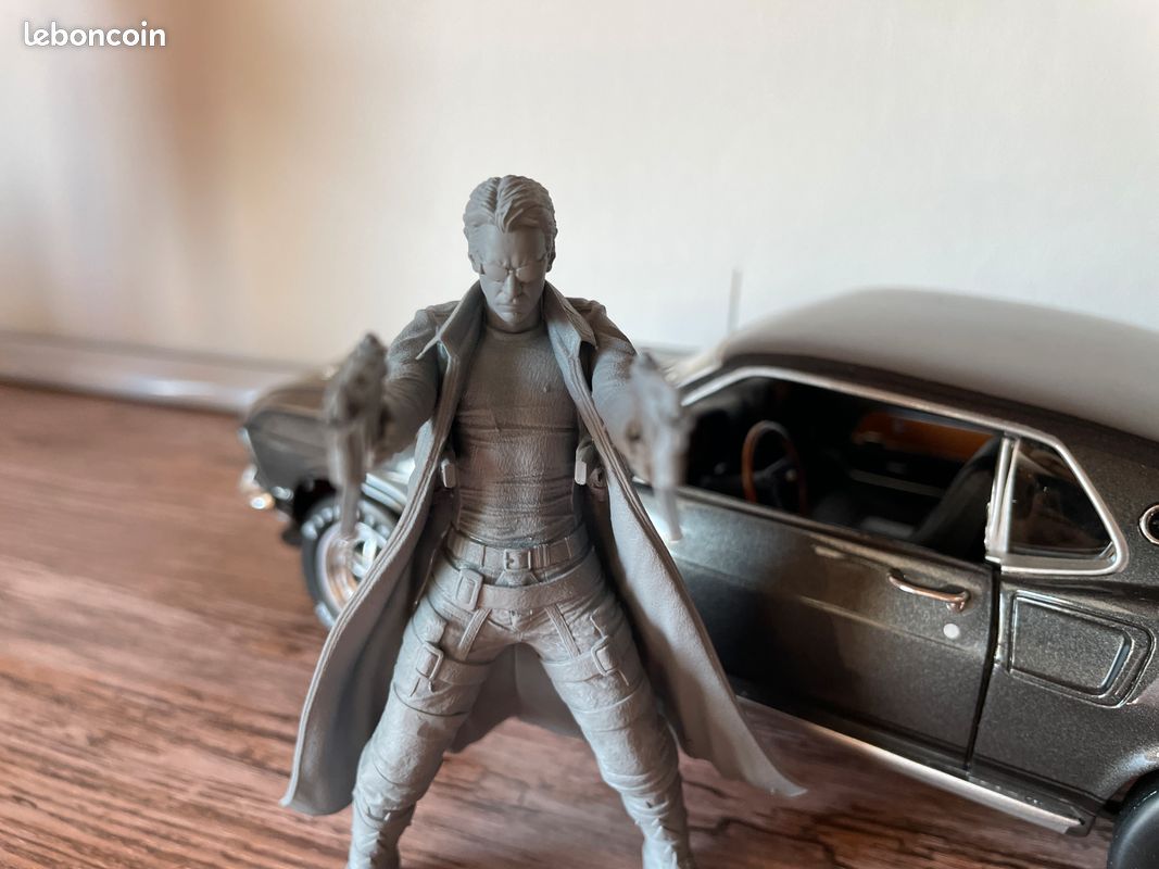 Figurine 1/18 - Thomas Anderson (Néo) 1 (Keanu Reeves) - Matrix (Résine ...