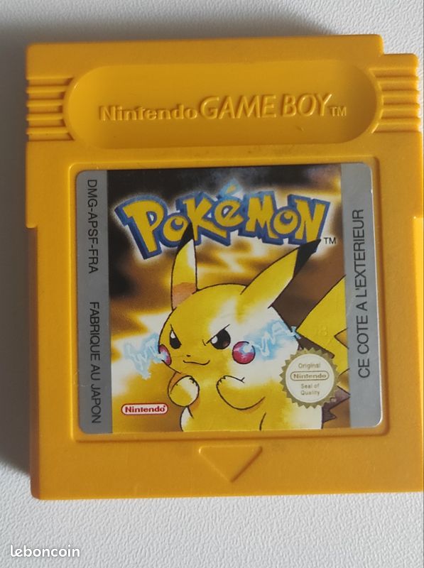 Pokemon jaune GameBoy - Jeux vidéo