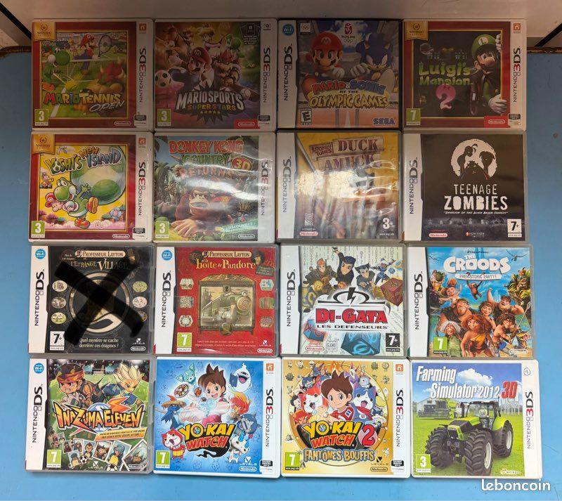 Jeux ds, 3ds, 2ds… - Jeux vidéo