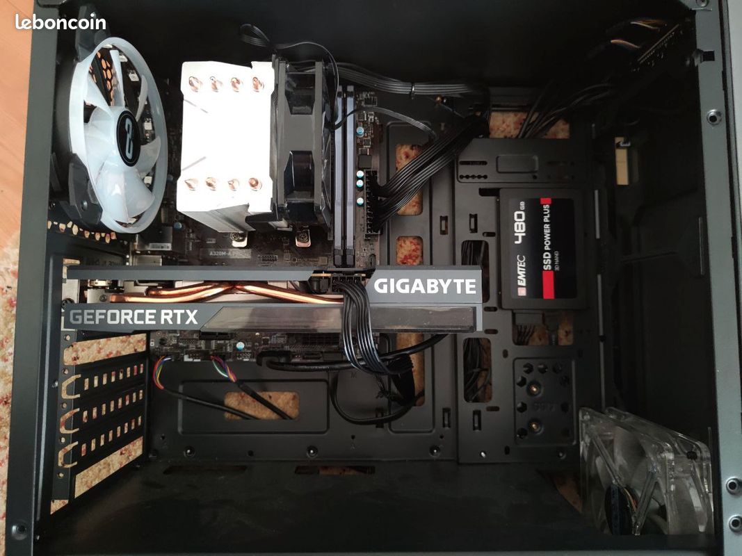 PC gaming ryzen 5 3600+3060 12go+16go - Ordinateurs