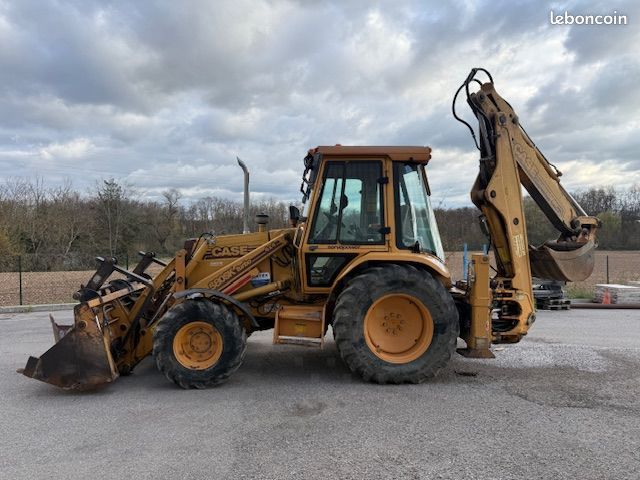 Case 580 SK TURBO - BTP - Chantier gros-oeuvre