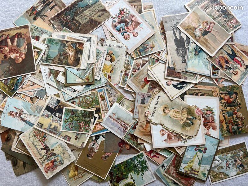 Grand Lot de plus de 170 chromos anciennes - Collection