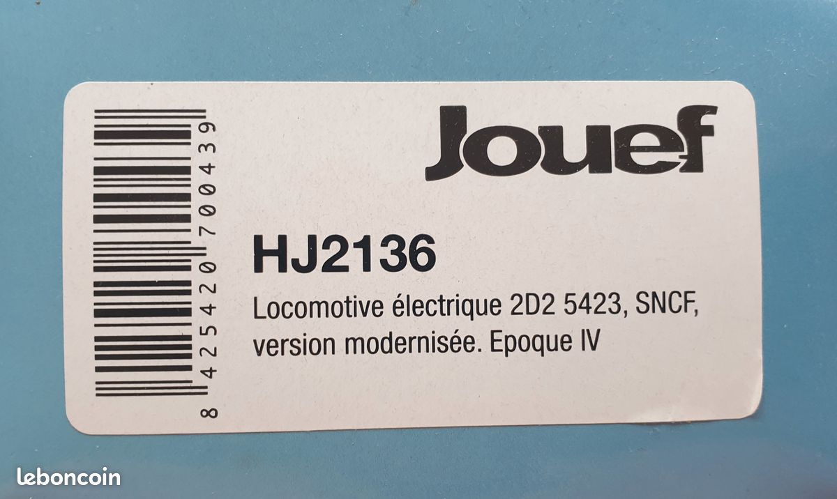 JOUEF Loco 2D2 5423 Verte SNCF / REF HJ2136 / Neuf / HO - Modélisme