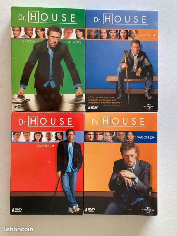 DVD Dr HOUSE SAISON 1 à 4 - DVD - Films