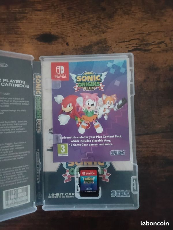 Sonic origins plus switch - Jeux vidéo