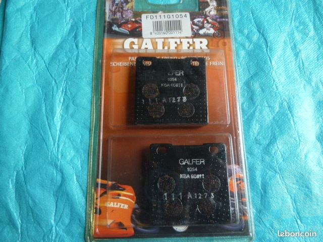 Plaquettes SUZUKI GSX RG TL VS KAWASAKI ZRX ZXR ZZR ZX GPZ GALFER FD111 ...