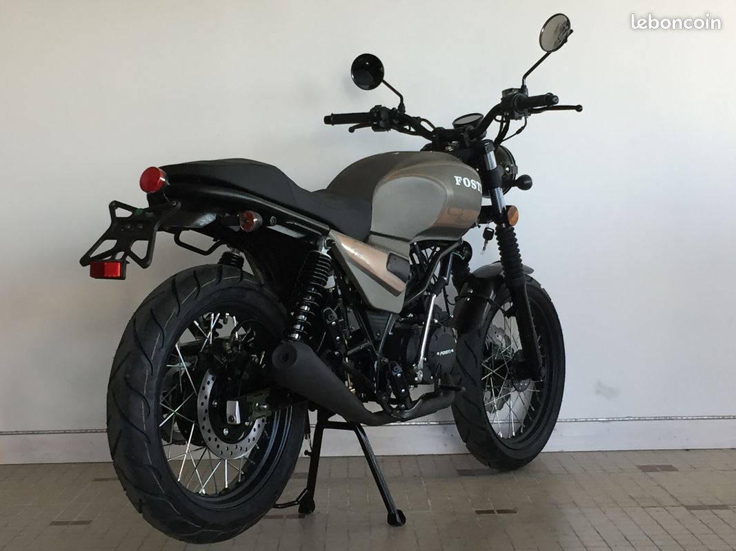 Moto Roadster Vintage FOSTI F66 Relax 50cc 4 temps EURO5 moto Neuve et ...