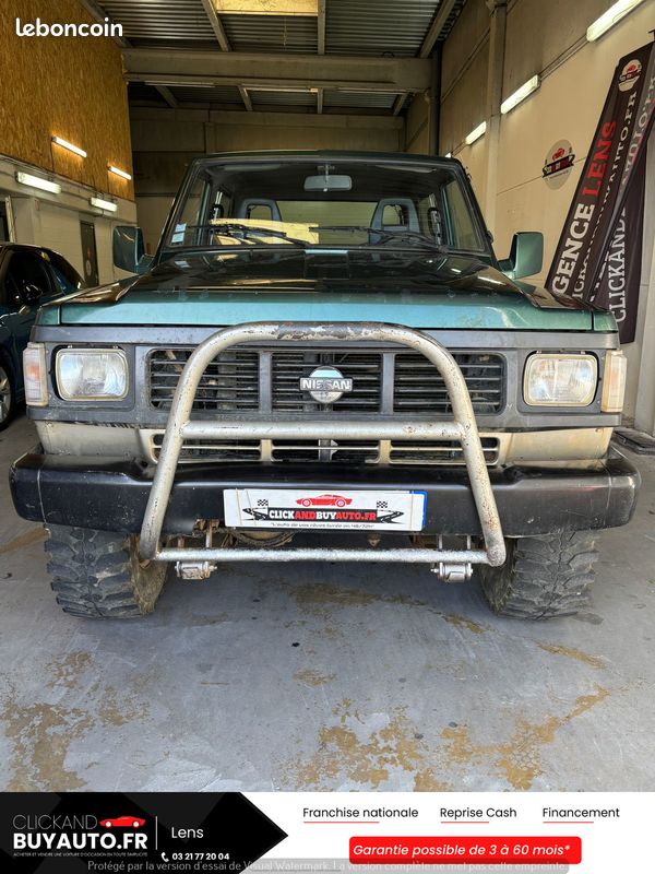 Nissan Patrol COURT 2.8-TD 90CV / 4X4 / VEHICULE YOUNGTIMER / ATTELAGE ...