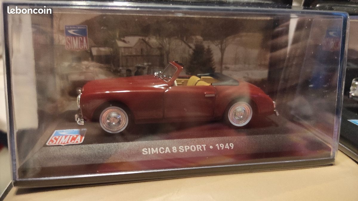 Lot de 9 voitures de collection Simca 1:43 - Modélisme