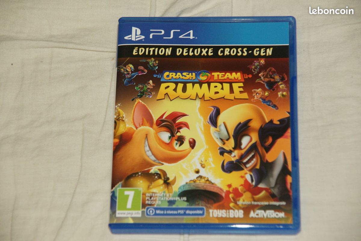 CRASH TEAM rumble édition deluxe cross-gen NEUF ps4 - Collection