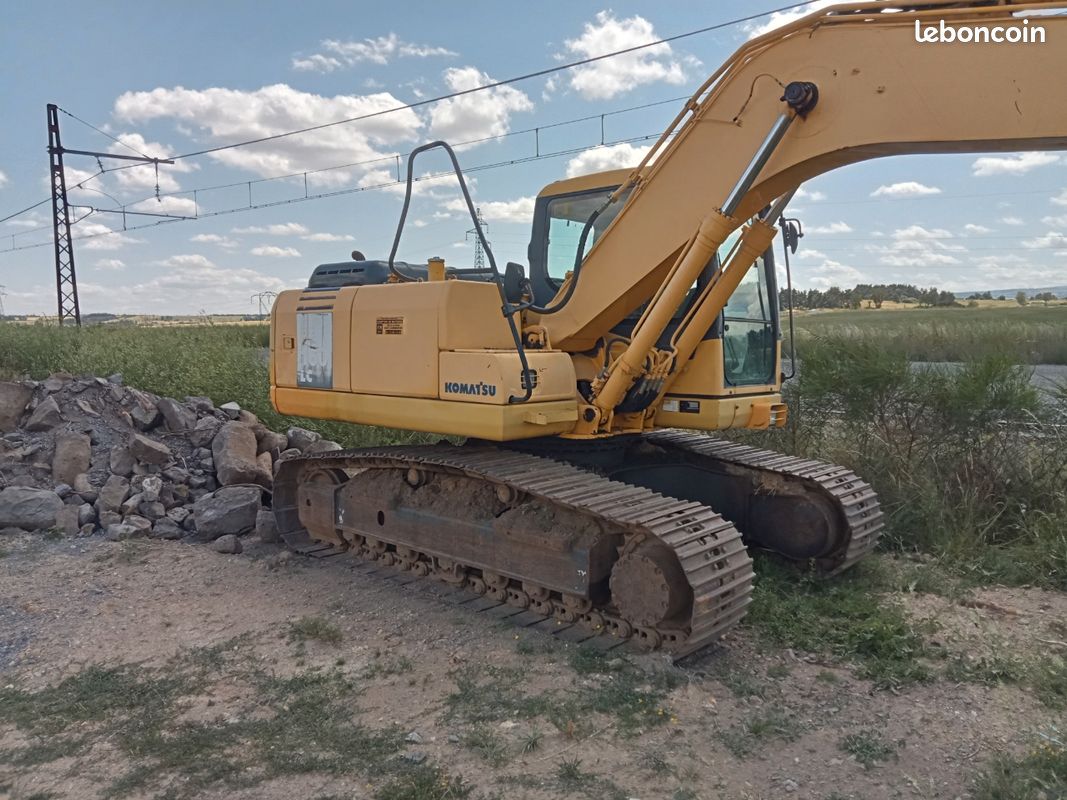 Pelle Komatsu pc 160 - BTP - Chantier gros-oeuvre