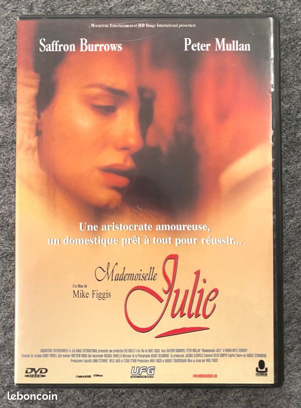 DVD "Mademoiselle Julie" - Saffron Burrows - Peter Mullan - 1999 - DVD ...