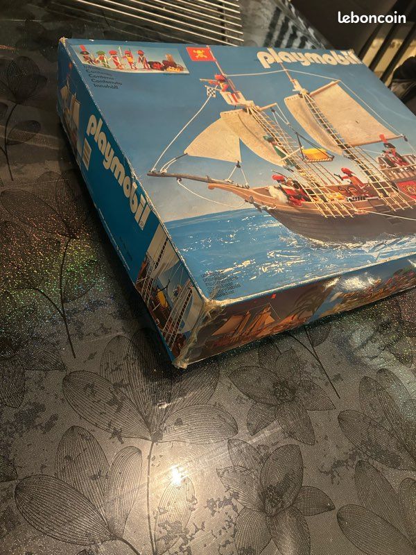 Playmobil 3550 ancien bateau pirate anglais galion corsaire navire de ...