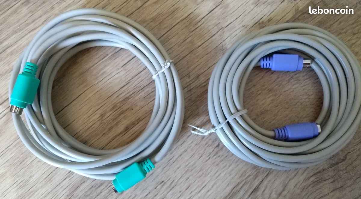 Cordon PS/2 pour clavier et pour souris - Accessoires informatique