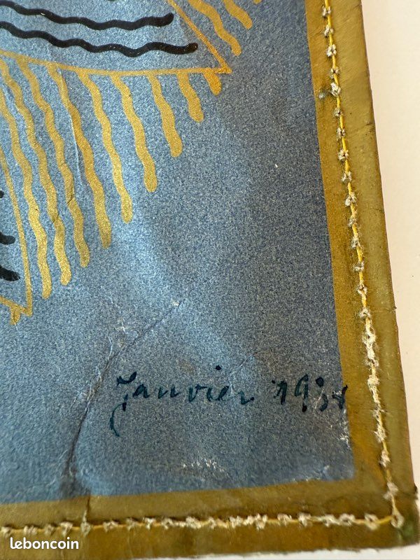 Art déco - sachet chocolatier Paris 1934 - Collection