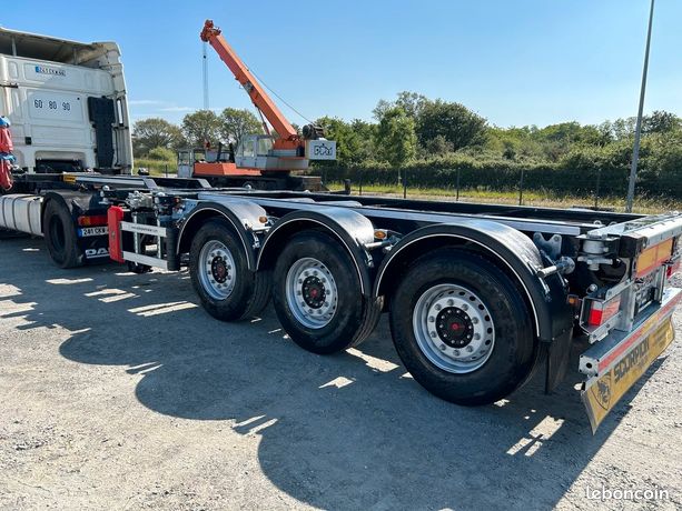 Remorque porte container d'occasion - Poids lourds - leboncoin