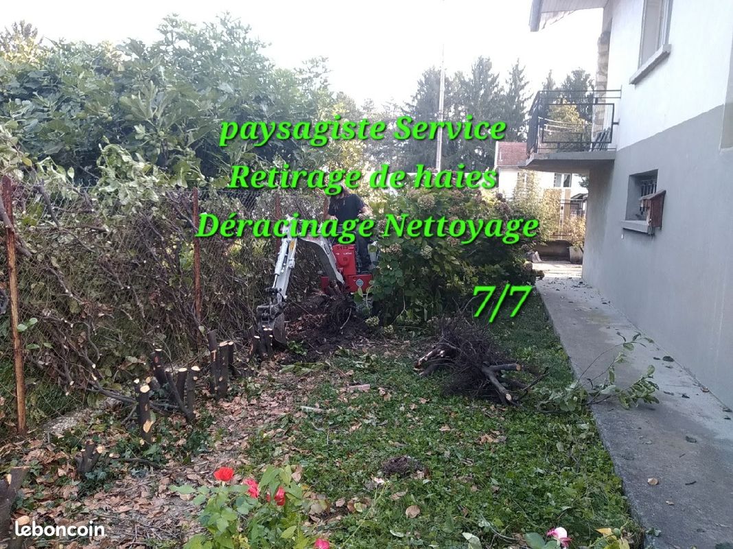 Paysagiste Service Entretien Nettoyage de jardin Nettoyage de terrain ...