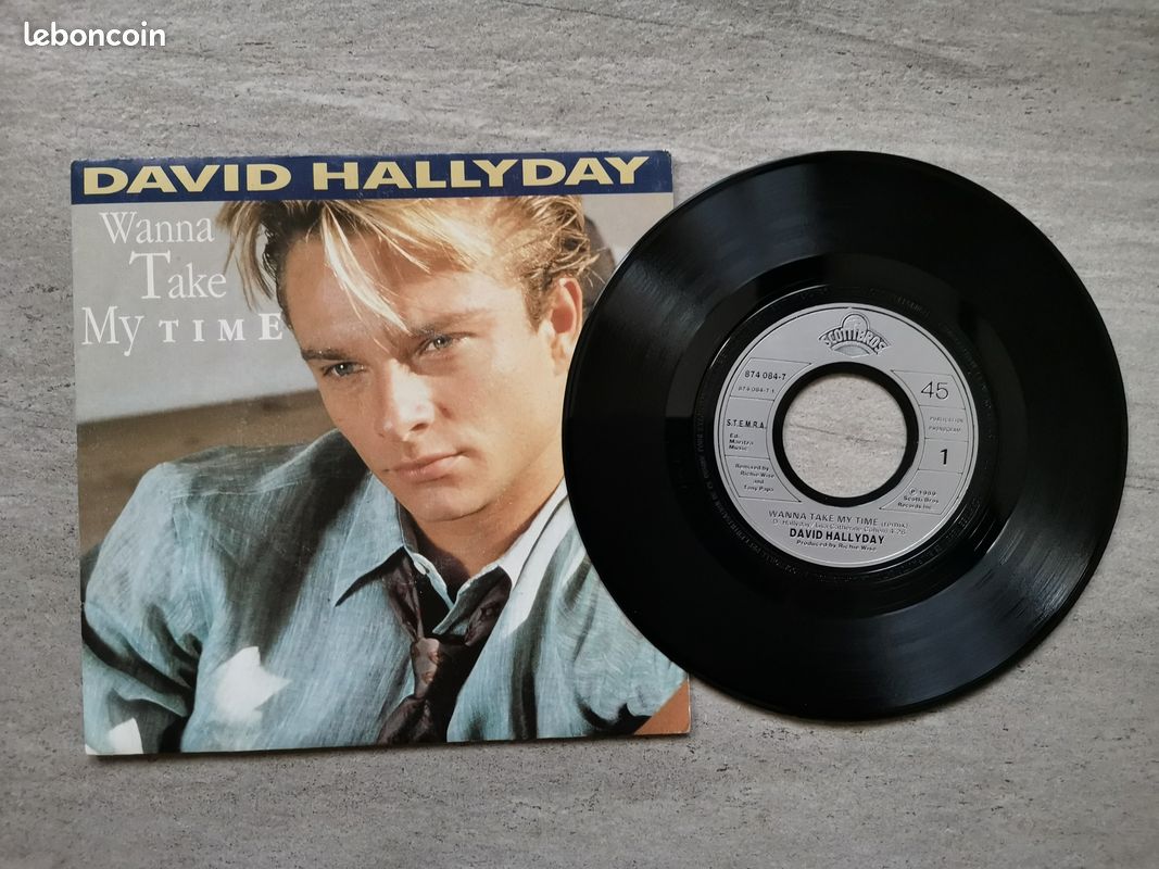 45T DAVID HALLYDAY / Wanna take my time - CD - Musique