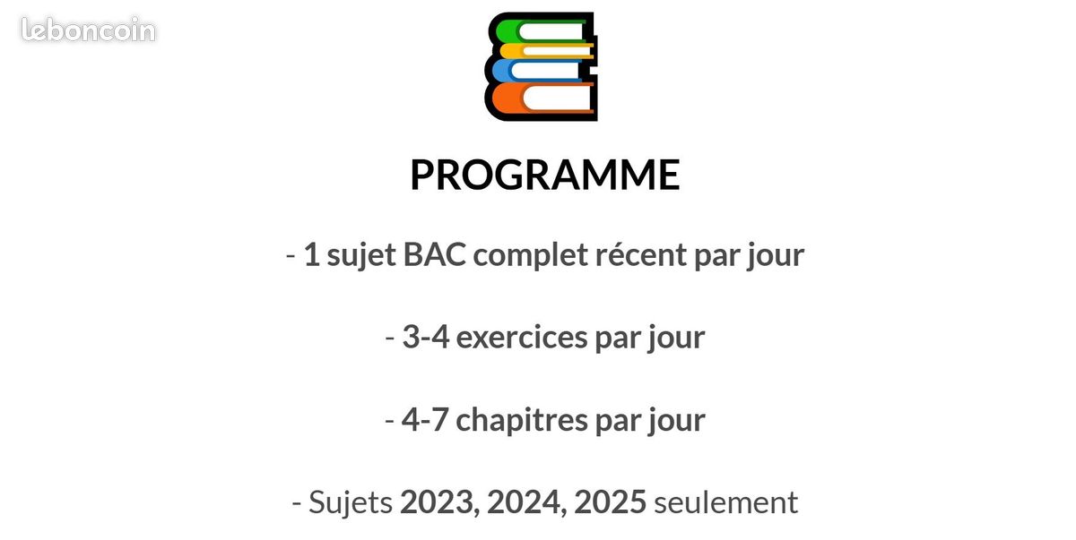 👩‍🎓 STAGE PRÉPARATION BAC 2026 / Spécialités Maths et PC - Autres services