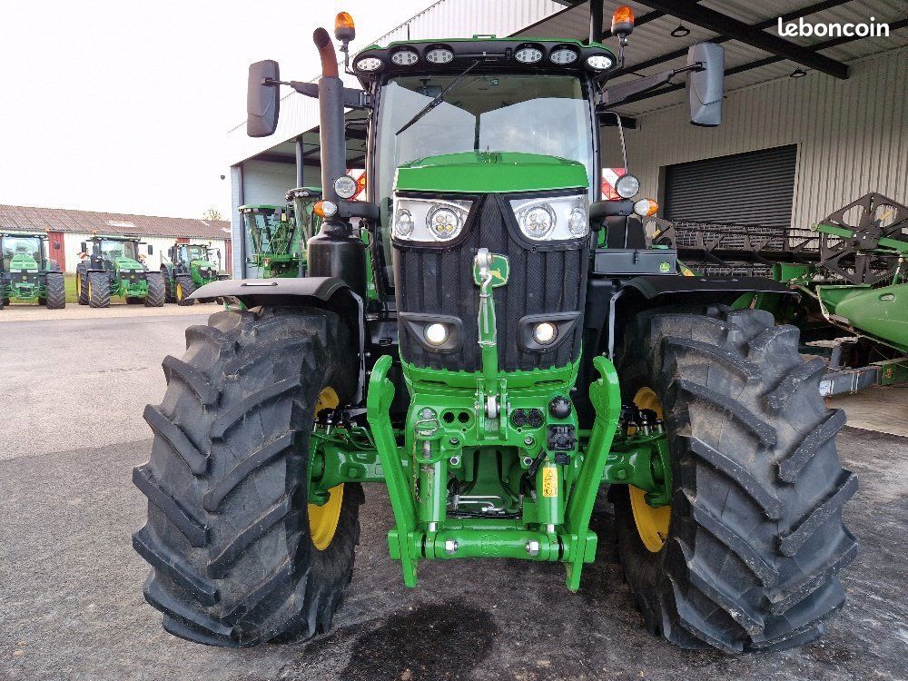 John Deere 6215R - CDE PRO 50 - FREINS PNEUM - - Tracteurs