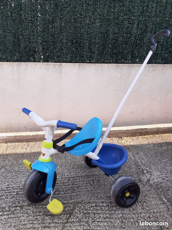Tricycle smoby bleu vélo bébé - Vélos