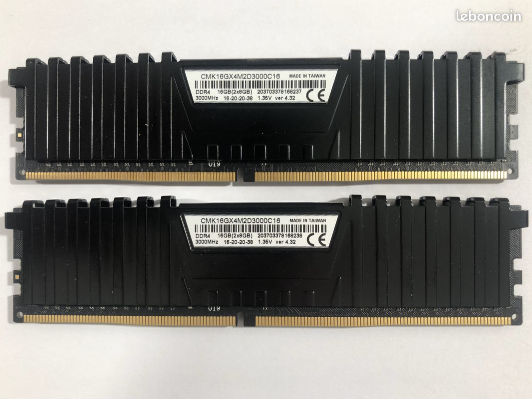 RAM 16Go DDR4 3000 Corsair LPX Vengeance 2x8Go 16 Go - Accessoires ...