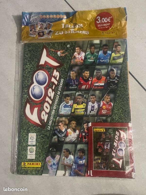 Album Image Panini Foot 2012/2013 + 5 pochettes - Collection