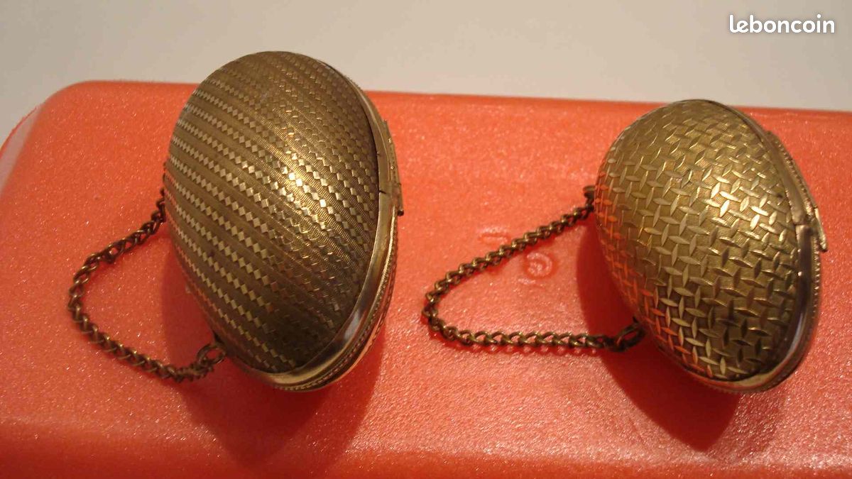 2 porte monnaie chapelet ancien oeuf 422nv12 - Collection