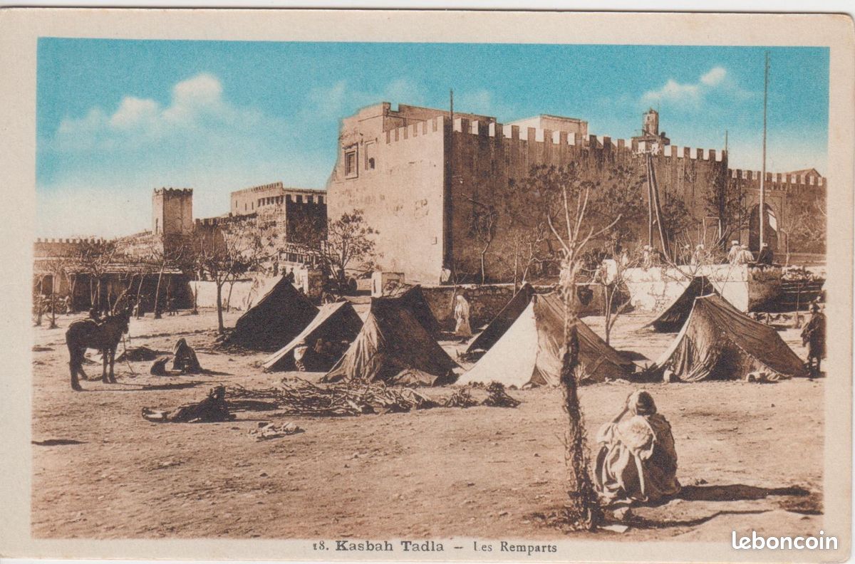 Maroc, Kasbah Tadla, Les Remparts, rare - Collection