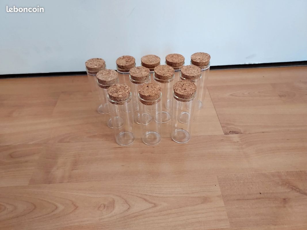 Lot de 12 fioles à sable coloré - Loisirs créatifs
