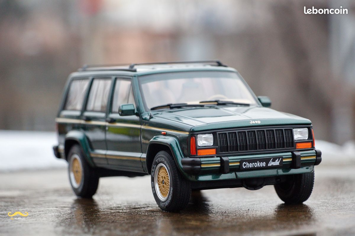 Miniature neuve Jeep Cherokee XJ Limited Hunter Green 1995 1/18 ...
