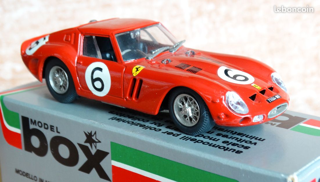 Miniature BOX Ferrari GTO 1963 Trophy - Collection