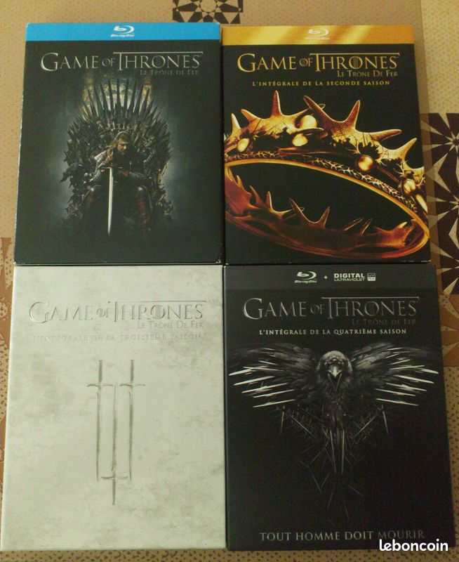 Blu Ray Game Of Thrones Saisons 1 à 4 Dvd Films