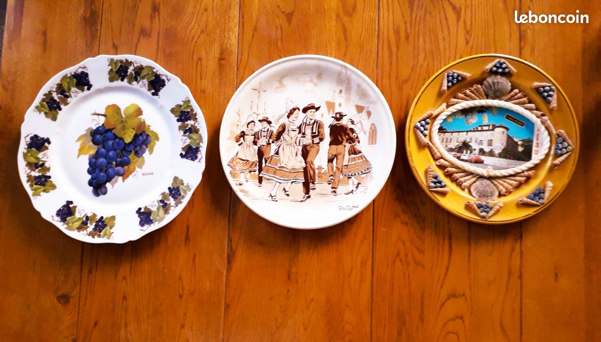 3 Belles assiettes de collection - Collection