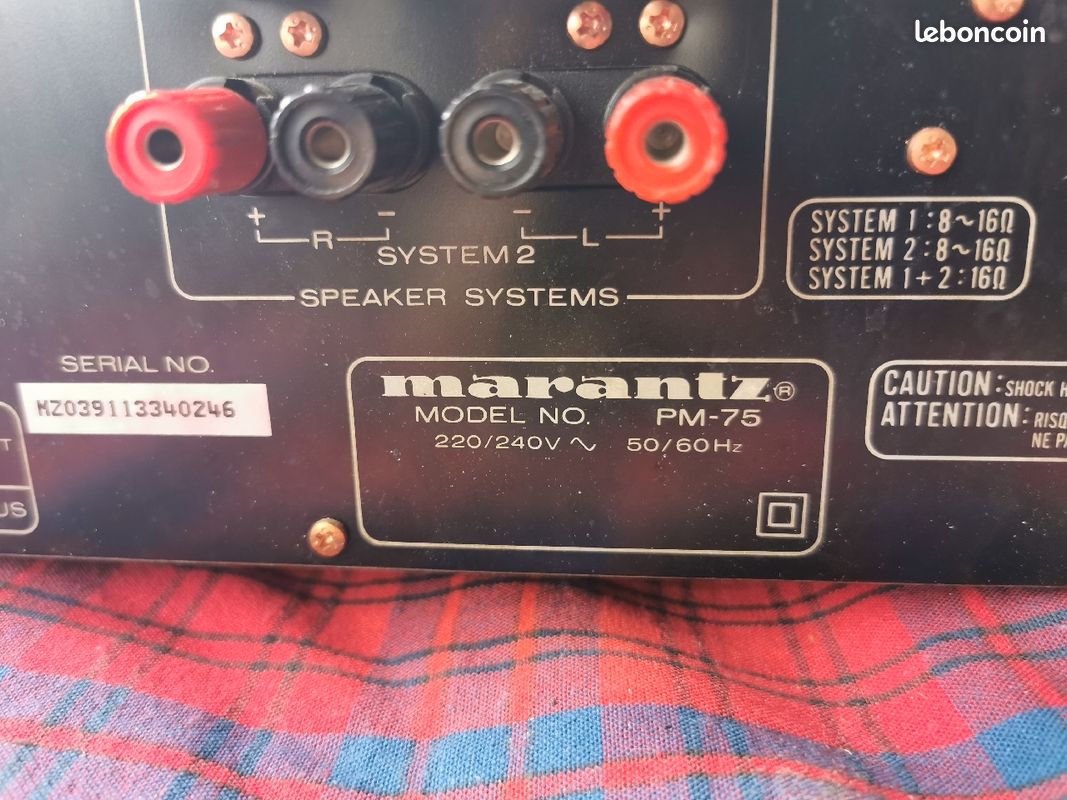 Marranz pm75 - Photo, audio & vidéo
