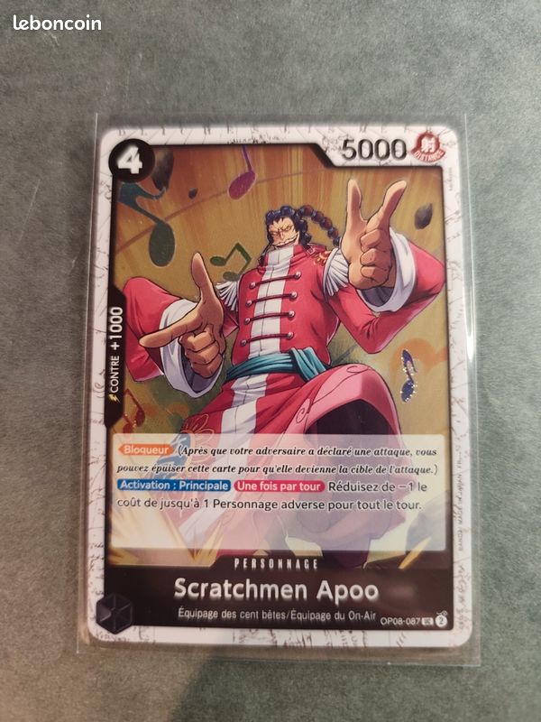 Scratchmen Apoo ( Parallèle Holo ) PRB02 Carte One Piece - Collection