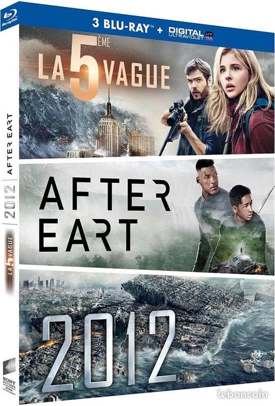 Bluray coffret La 5e Vague + After Earth + 2012 - DVD - Films