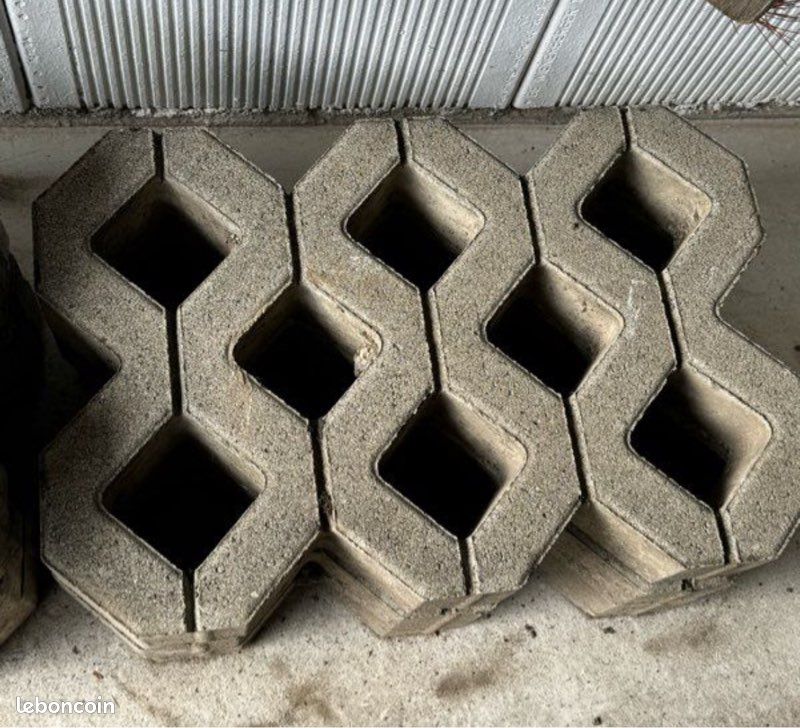 Dalle en béton jardin 6 pièces - Bricolage