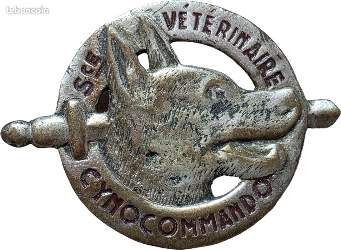 Rare insigne medaille militaire Indochine tonkin cynophile commando ...
