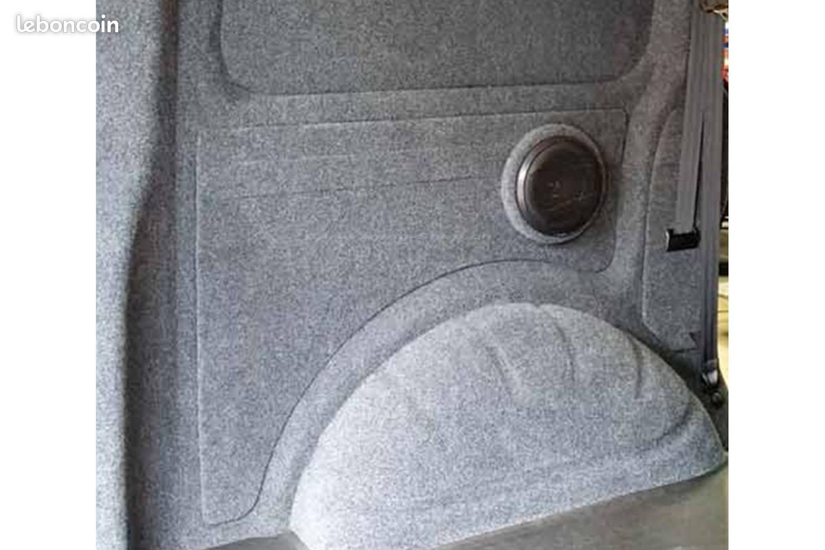 2 m² Feutrine gris clair + 1 Bombe colle spray - Équipement caravaning