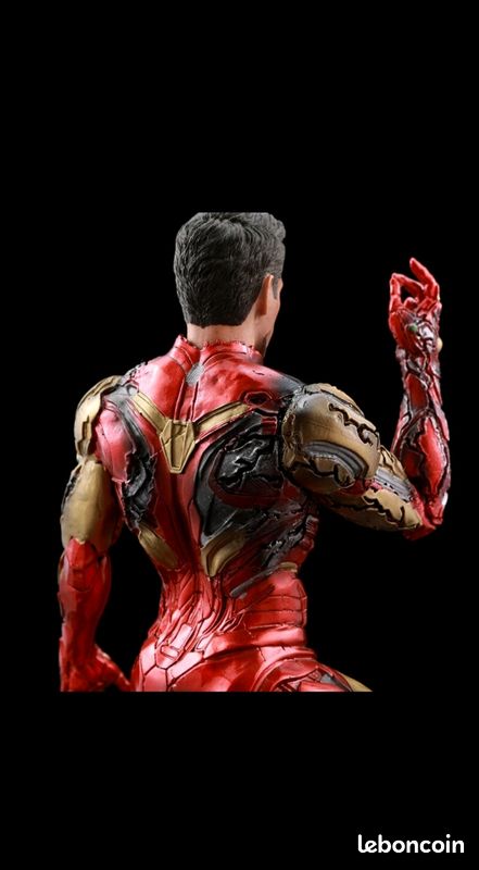 Iron Man Avengers Endgame – 25 cm – Figurine à genoux / Statue de ...