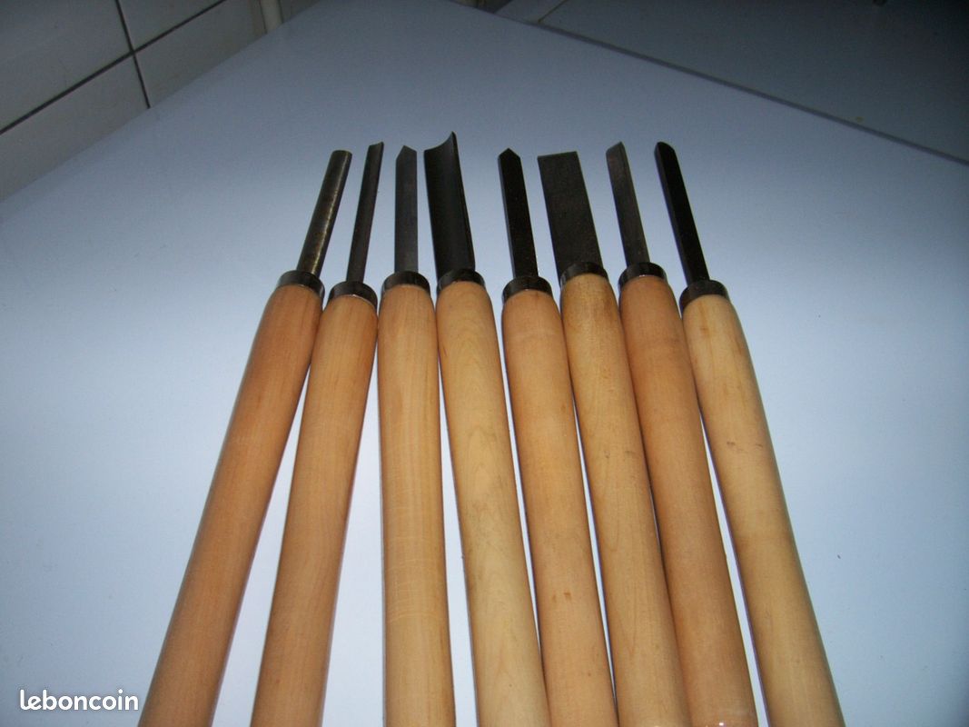 Gouges pour tournage sur bois - Bricolage