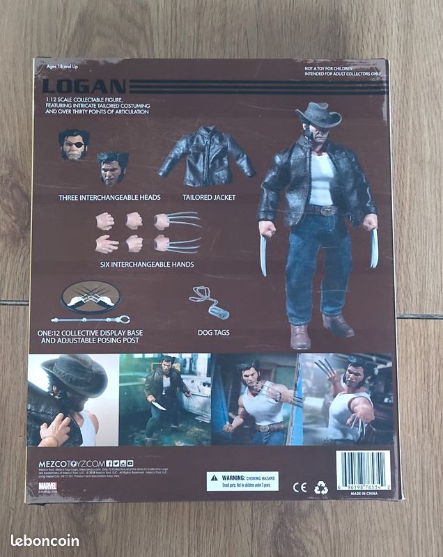 Logan /Wolverine Mezco One 12 X-men Marvel - Jeux & Jouets