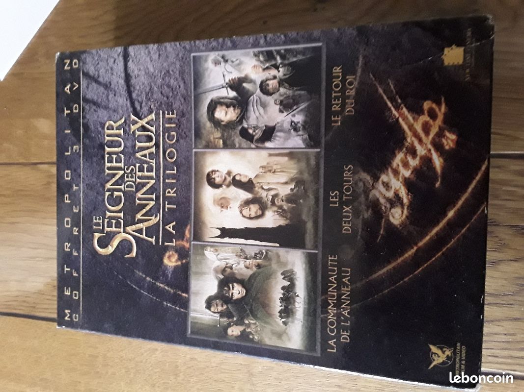 3 DVD le seigneur des anneaux La trilogie - DVD - Films