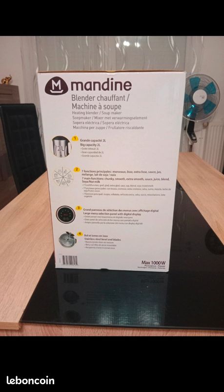 Blinder chauffant mixeur digital - Électroménager