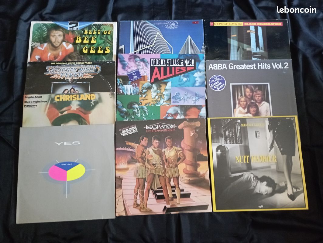 LO de 15 disques VINYLES 33 TOURS VINTAGE - CD - Musique