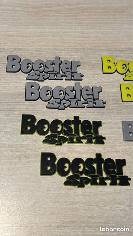 Stickers / autocollant 3D Booster spirit coloris au choix - Équipement moto
