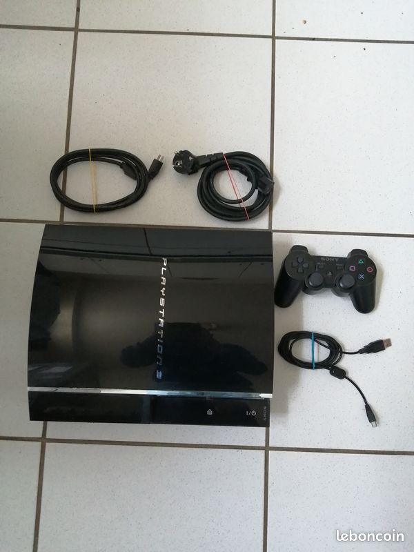 Console ps3 fat 60 gb cechc04 retrocompatible ps1 ps2 - Consoles